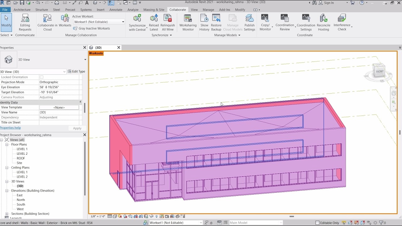 Configure worksets and initiate work-sharingin Revit - YouTube