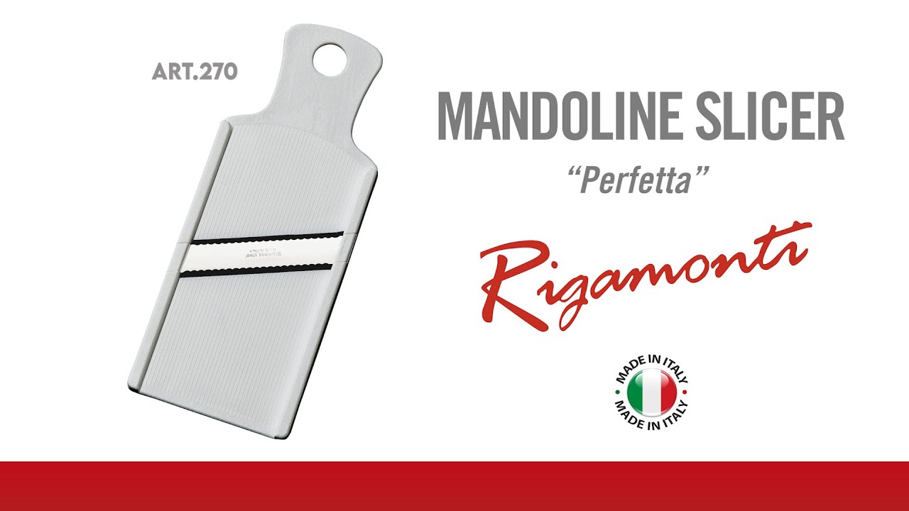 Rigamonti Pietro & figli - ART. 270 MANDOLINE SLICER "Perfetta" - YouTube