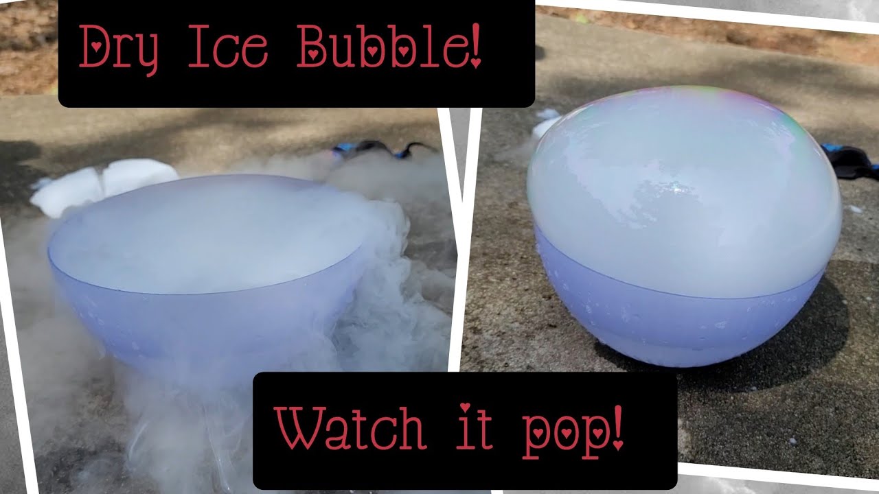 Dry Ice Bubble Experiment - YouTube