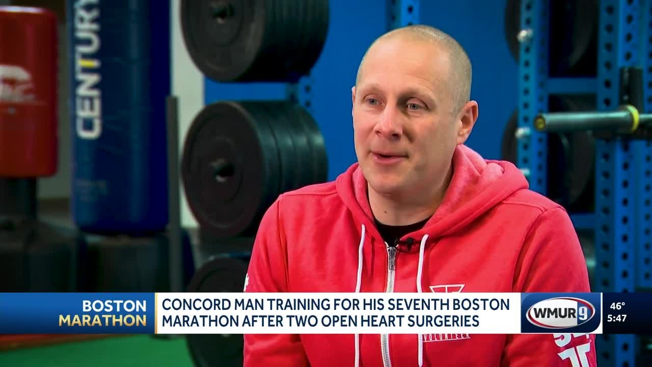 Concord man training for 7th Boston Marathon - YouTube