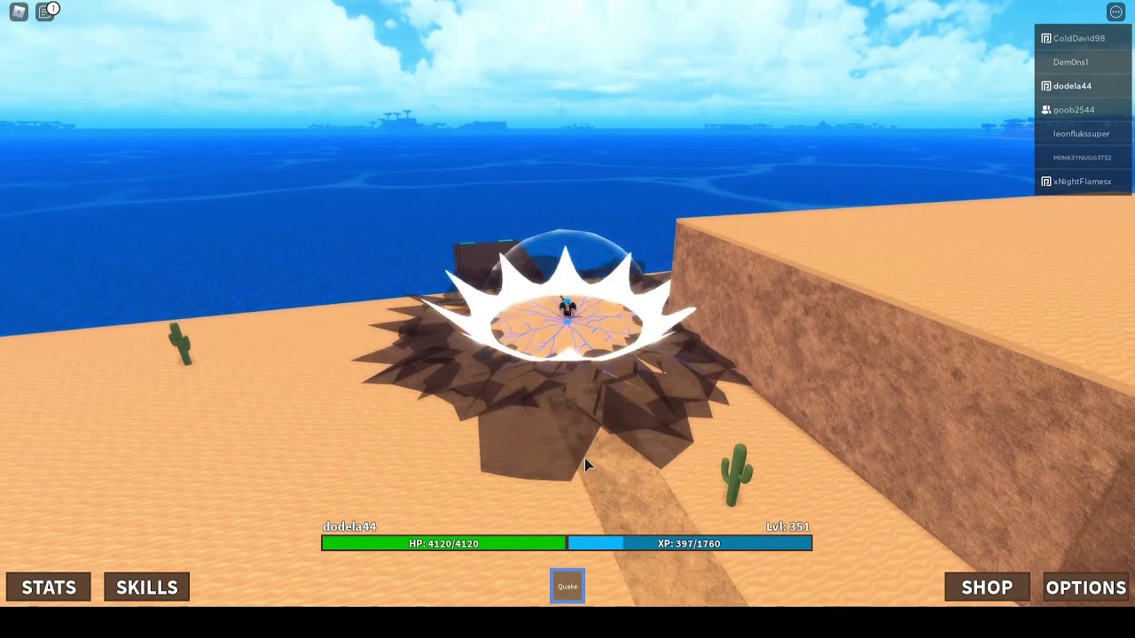 (CODES) Quake Quake no mi showcase [PROJECT: ONE PIECE] - YouTube