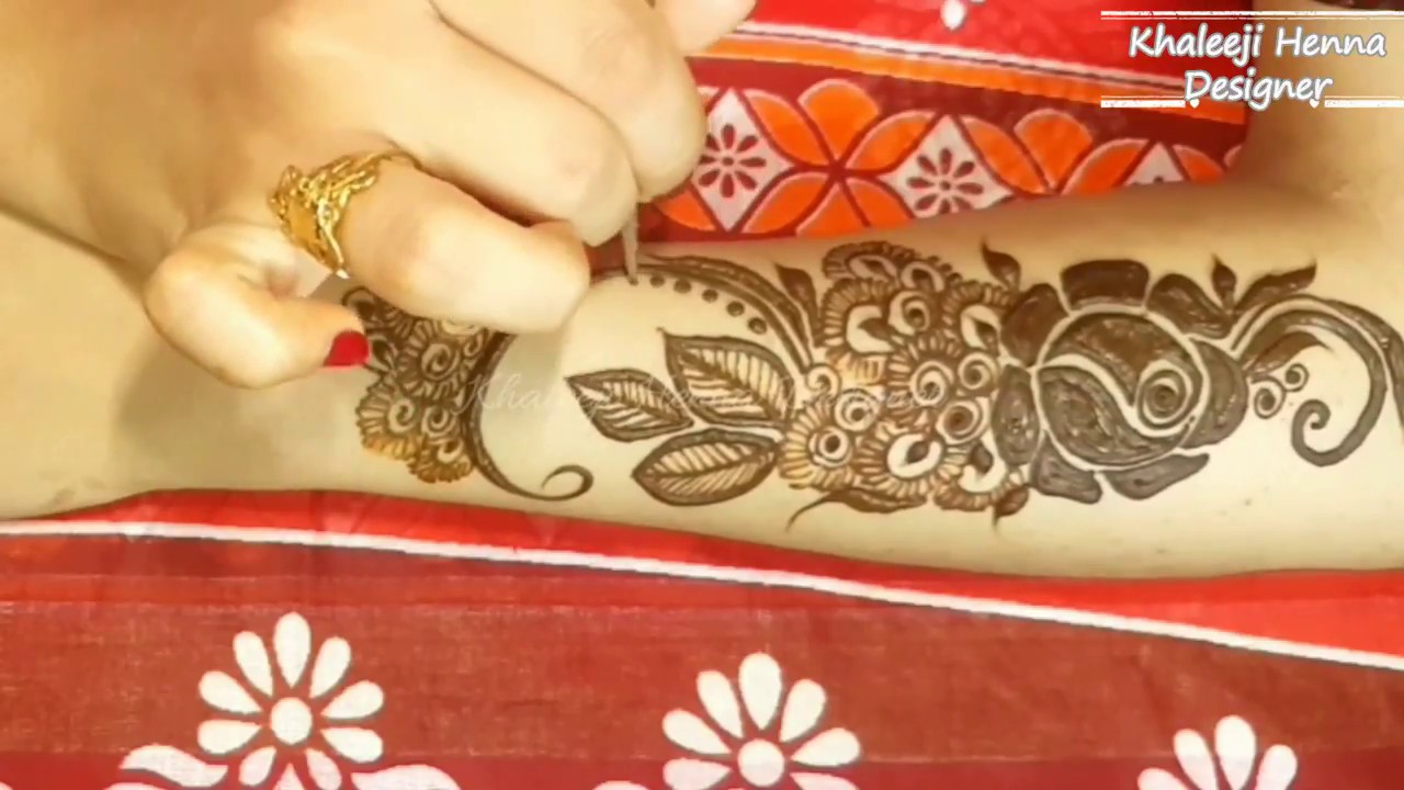 Dubai Gulf Rose Henna Khaleeji Hand Henna Design 2017 | Khaleeji Henna ...
