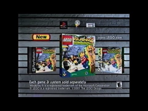 Lego Island 2 Video Game ad shown in 2001