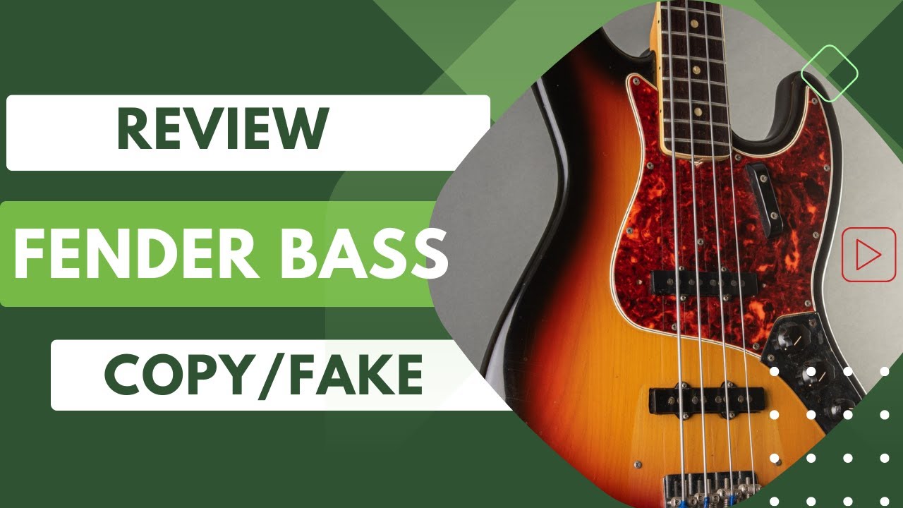 COPY/FAKE FENDER BASS | review #review - YouTube