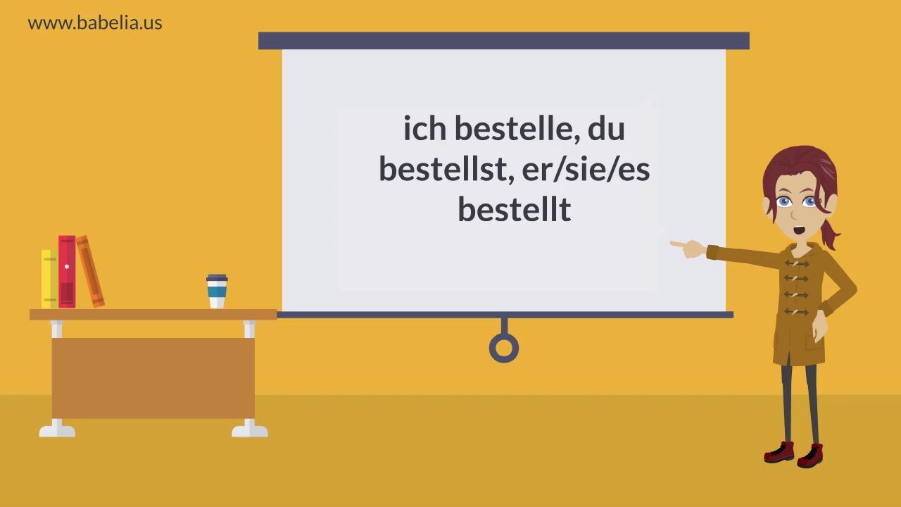 Chapter 22 Verb bestellen German Beginners Course #Germanlanguage ...