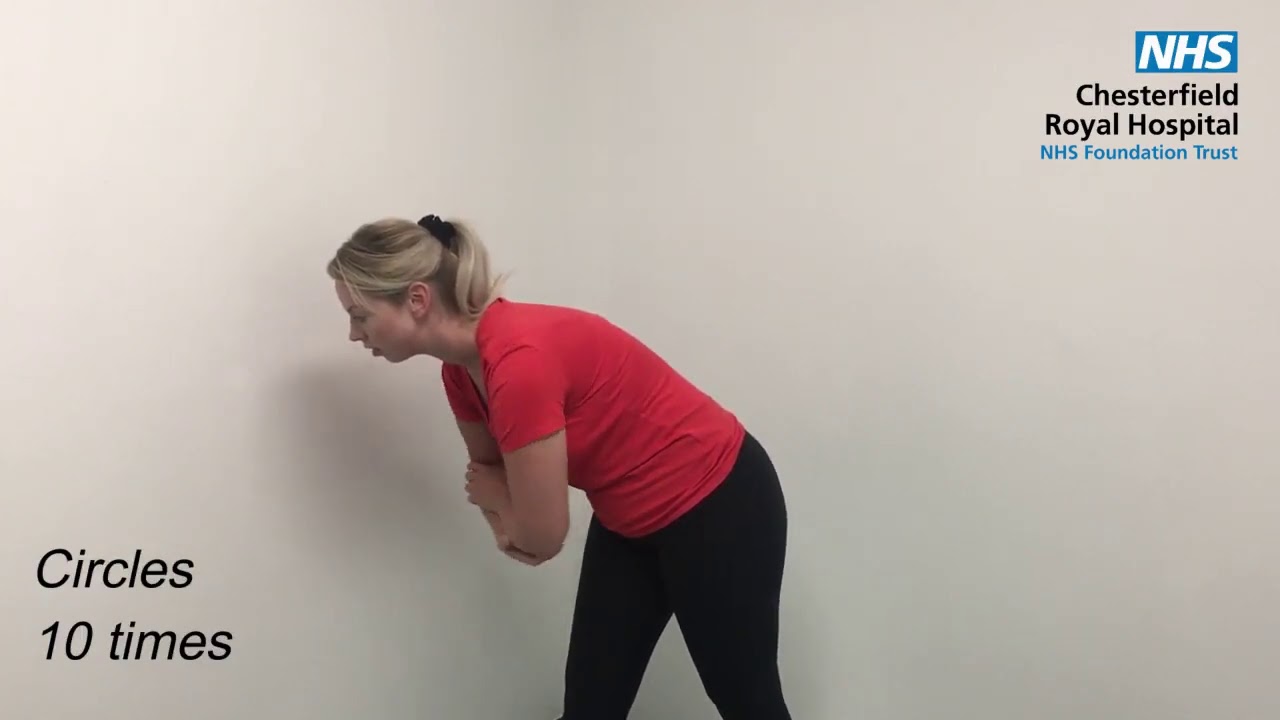 Physiotherapy - Closed Chain Pendular Exercises - YouTube