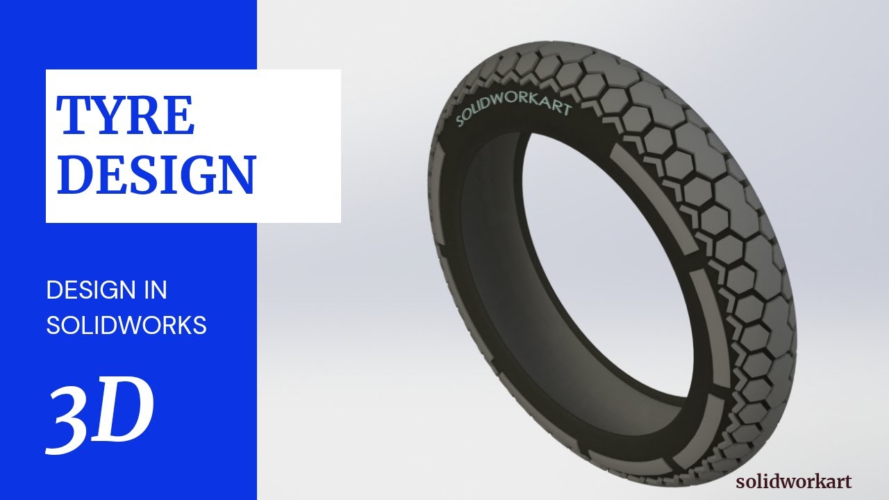 TYRE DESIGN IN SOLIDWORKS - YouTube