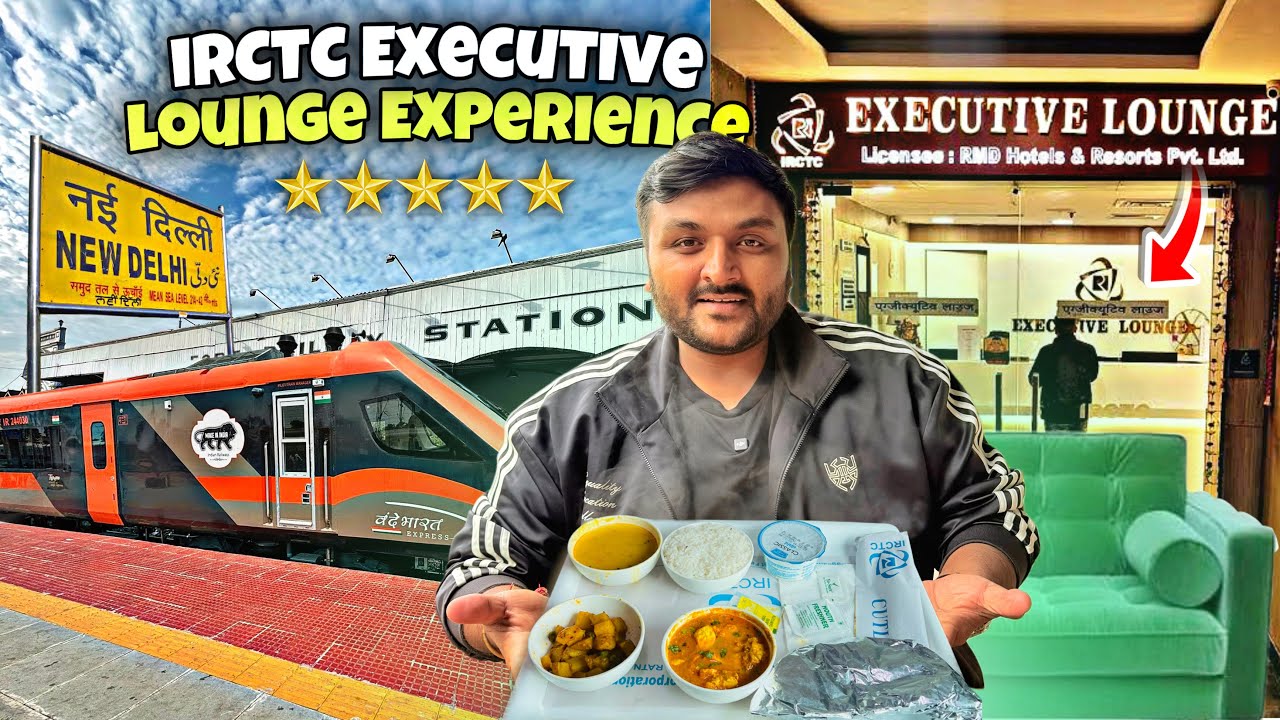 ₹2 IRCTC Executive Lounge Experience with Free Irctc Thali || Manali to ...