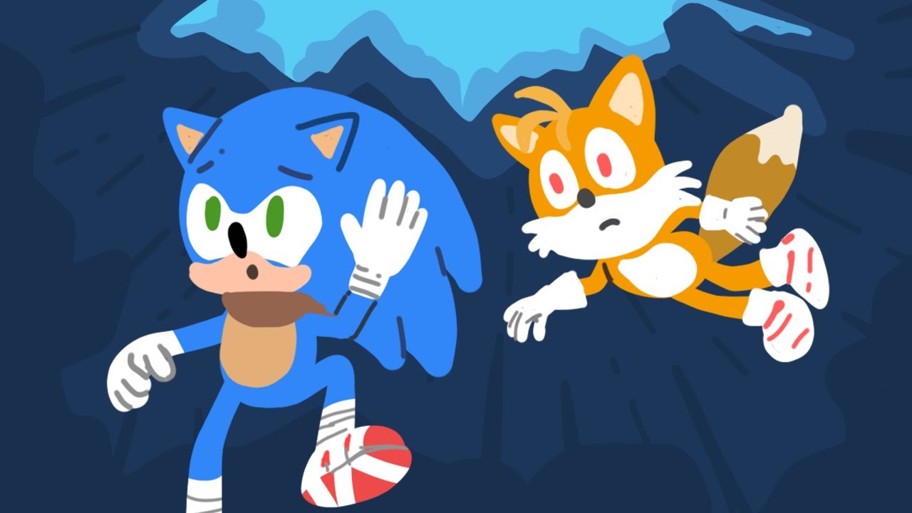 Sonic Falls into Water with Tails Drawing - Sega Doodles - YouTube