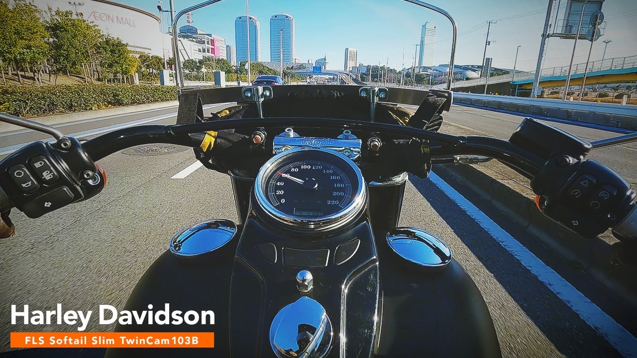 Harley Davidson Softail Slim｜Pure Engine Sound｜GoPro HERO11 Black - YouTube