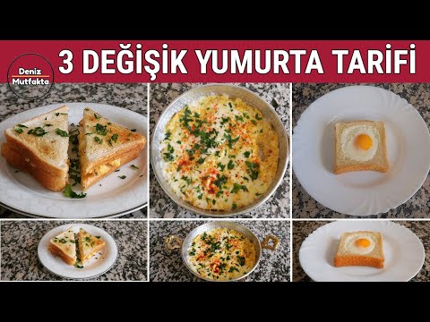 Kahvaltılar İçin 3 Değişik ve Çok Lezzetli Yumurta Tarifi ✅ | Bu Tarifleri Mutlaka Deneyin! 💯