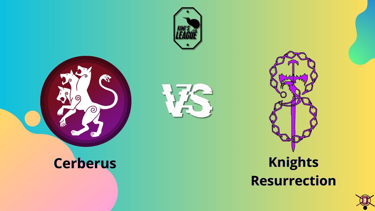 Cerberus vs Knights Resurrection. 3º Jornada III kiwi's League - YouTube