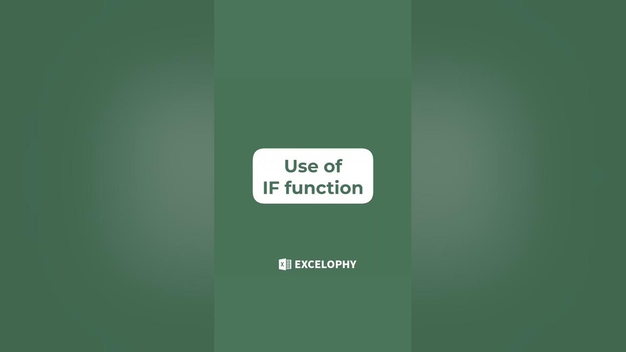 Use Of IF Function In Ms Excel For Genders Excelophy Shorts YouTube use-of-if-function-in-ms-excel-for-genders-excelophy-shorts-youtube