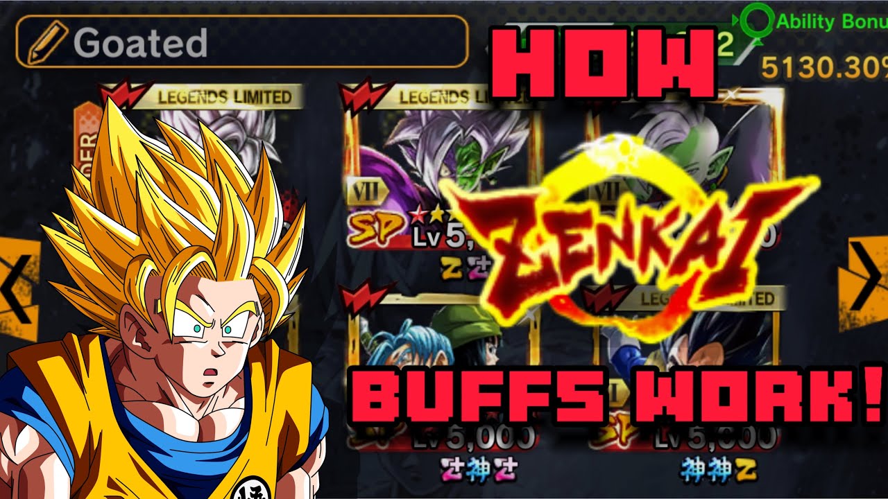 How ZENKAI Buffs Work! | Dragon Ball Legends - YouTube