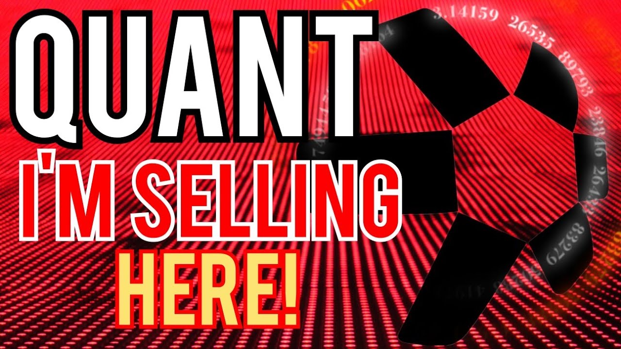 🚨 QUANT | I'M SELLING HERE 👀 #QUANT #QUANTCOIN - YouTube