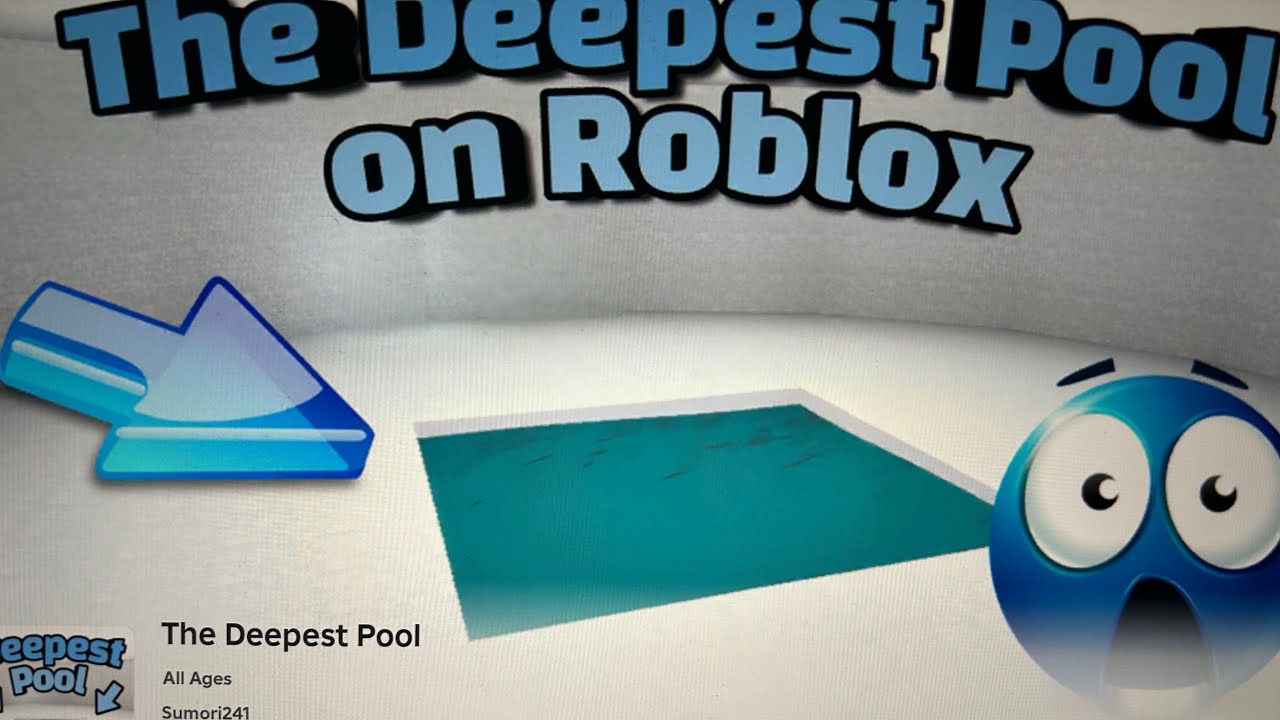 Playing the deepest pool in Roblox - YouTube