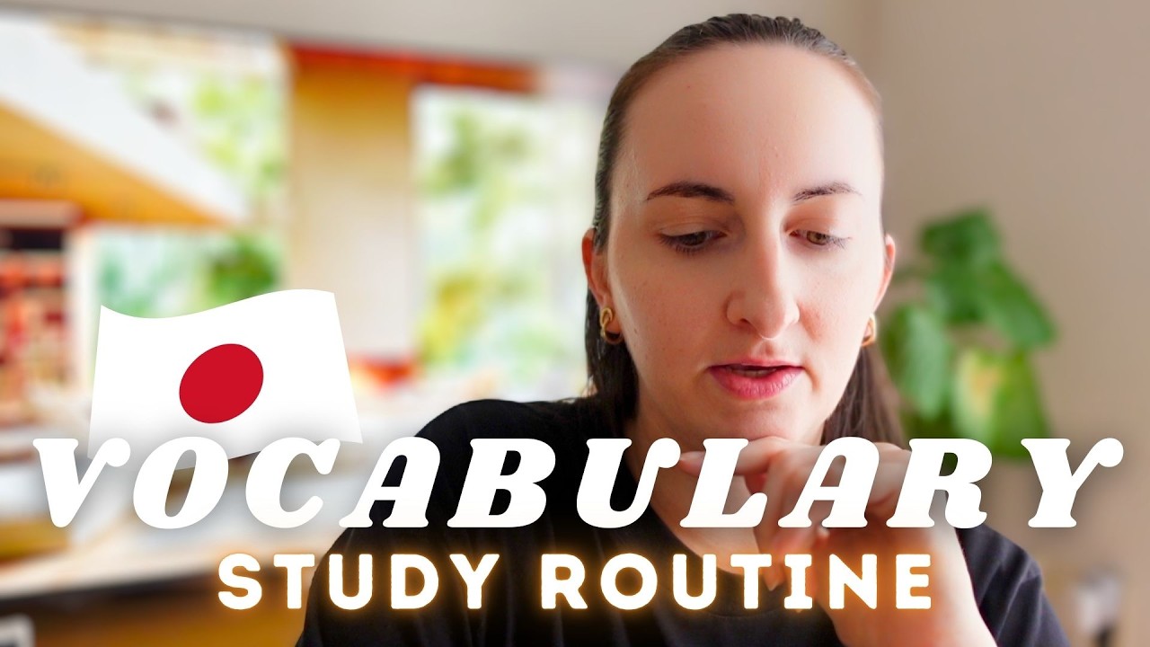 MY *ADVANCED* JAPANESE VOCAB STUDY ROUTINE 🇯🇵 - YouTube
