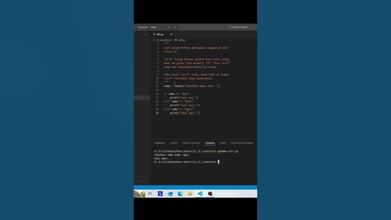 Elif Di Python Dreaviam Coding Programming Python Youtube 