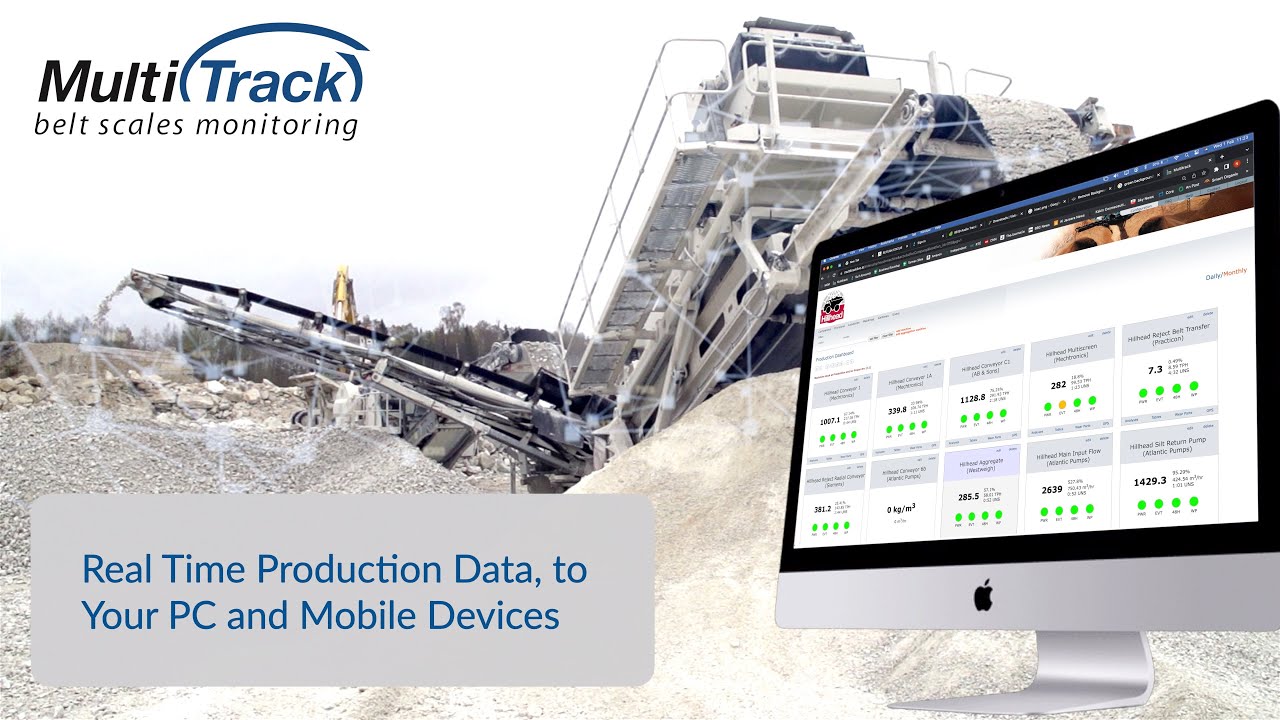 Multitrack Belt Scales Monitoring - YouTube