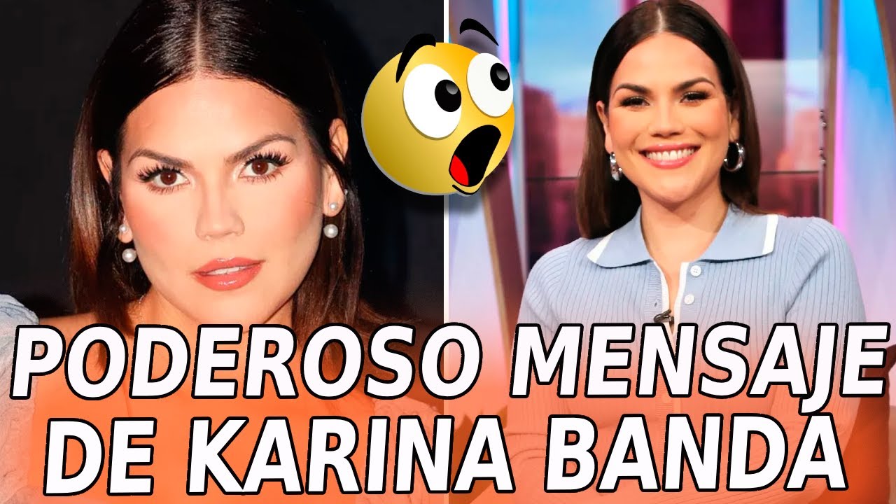 😱El PODEROSO MENSAJE de Karina Banda tras la VICTORIA de Donald Trump ...