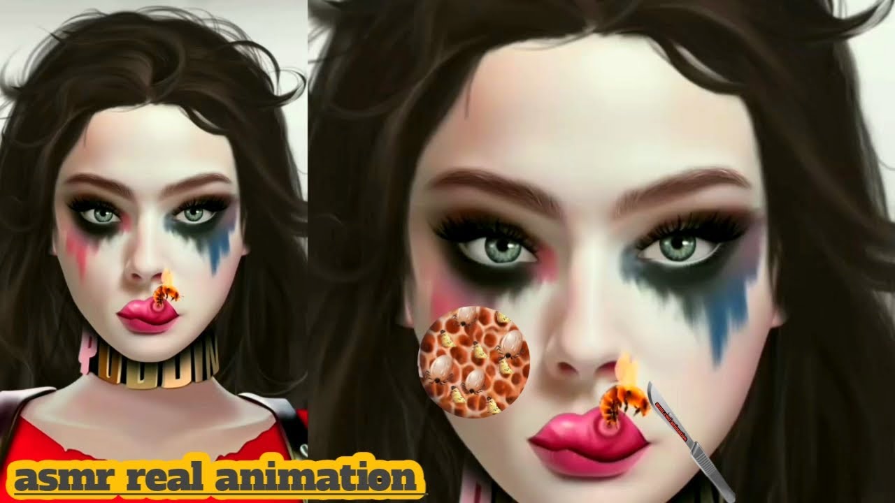 asmr Transforming a Homeless Woman Traditional I Makeup Animation ...