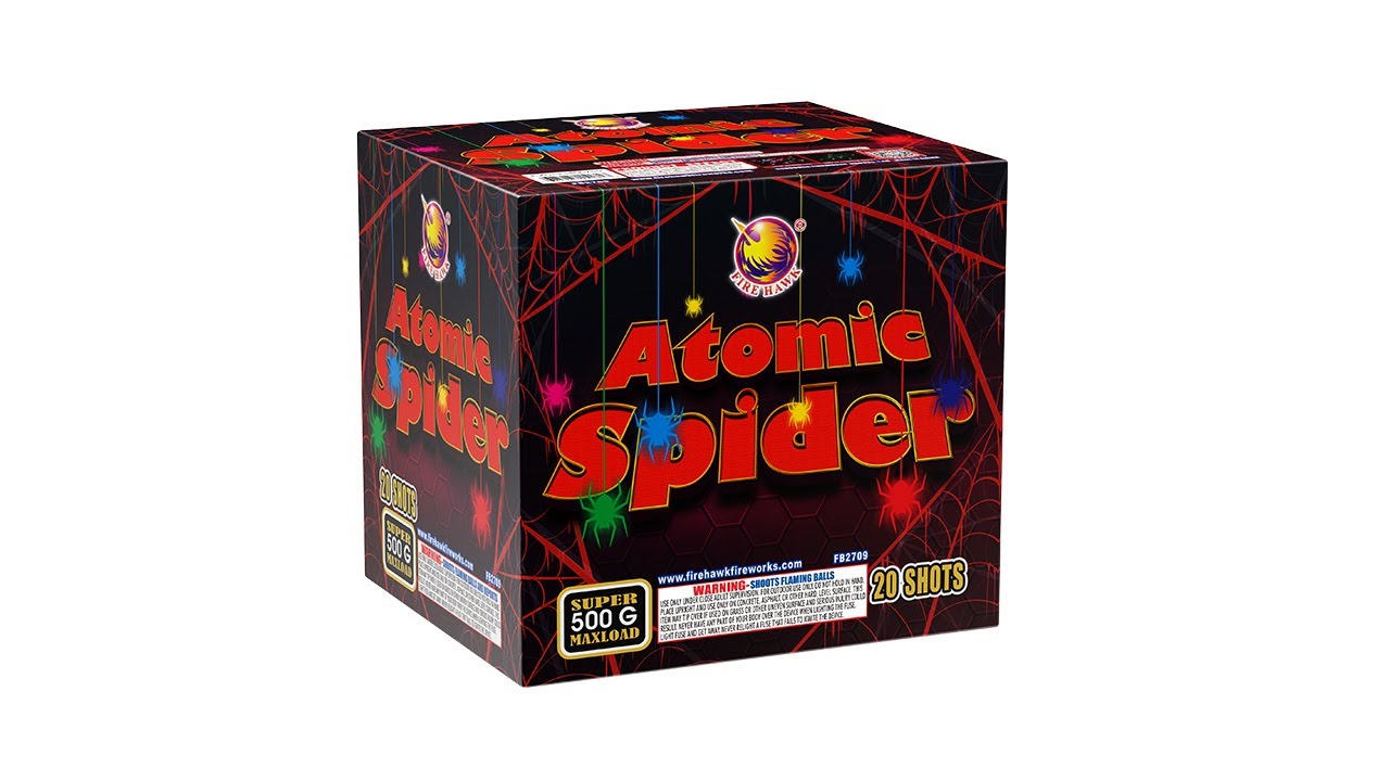 FB2709 Atomic Spider 20 shots - YouTube