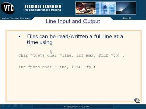 08 09 Line Input & Output | C Tutorial - YouTube