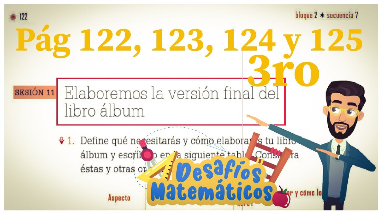 Español 3 grado páginas 122, 123, 124 y 125 del libro de lengua materna ...
