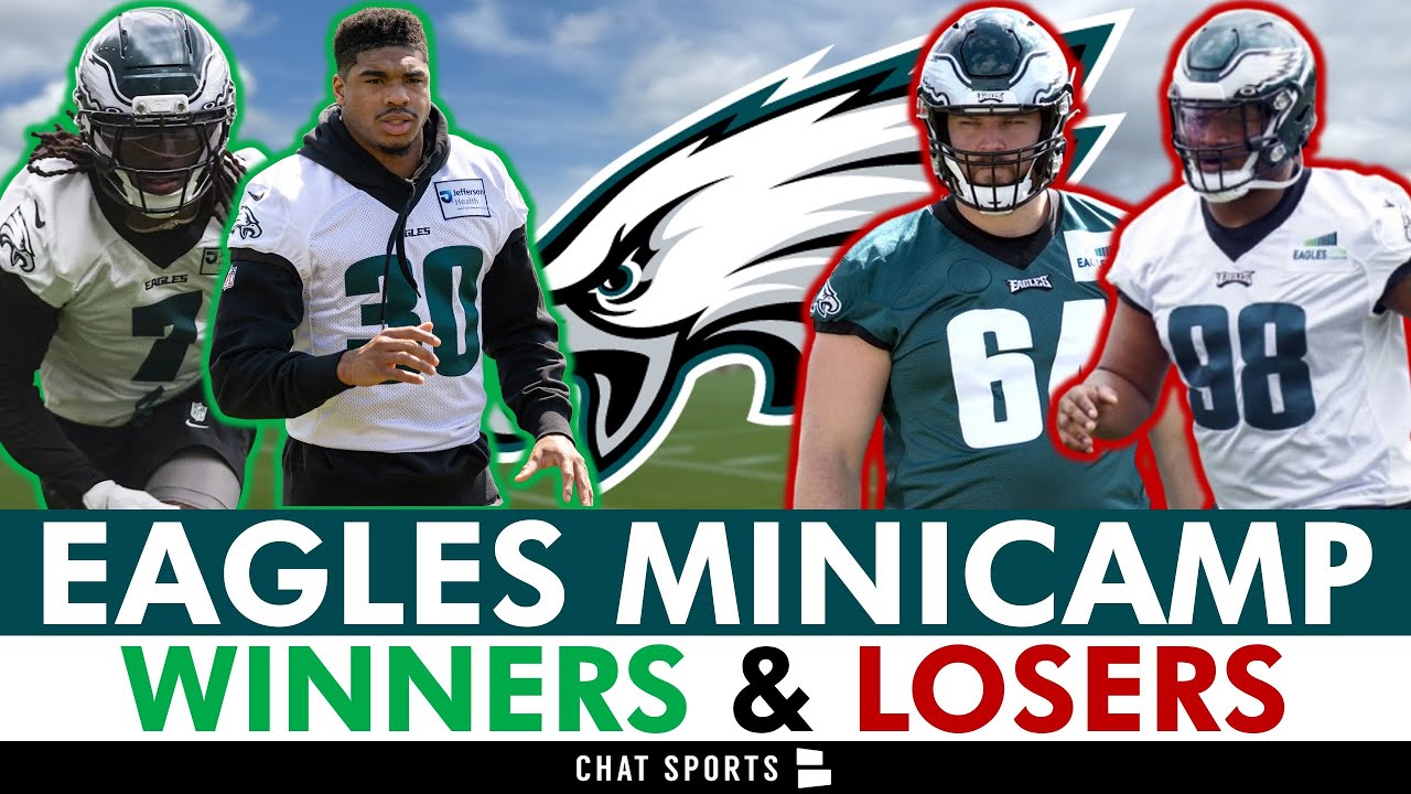 Philadelphia Eagles Minicamp Winners & Losers Ft. Jihaad Campbell ...