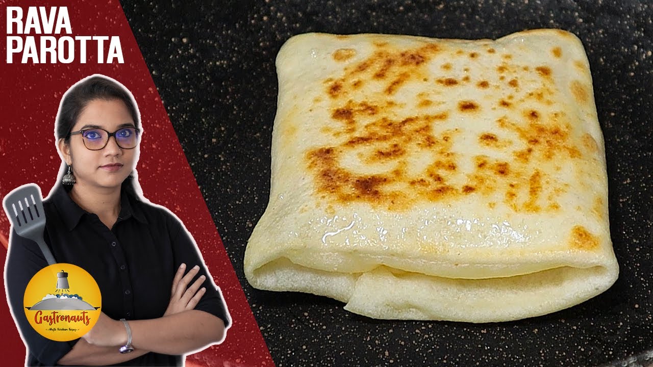 RAVA PAROTTA | Moroccan Msemen | VEECHU PAROTTA | Suji ka Paratha |ரவை ...