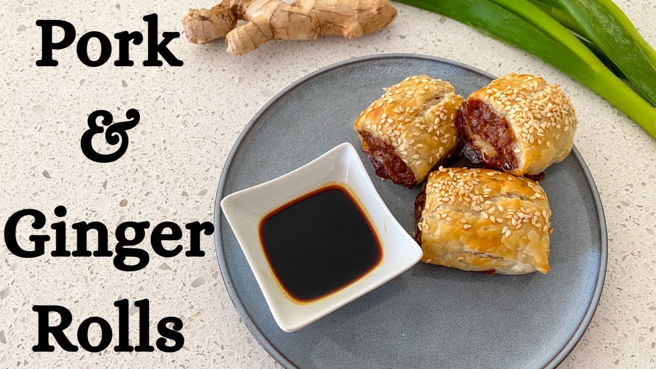 Pork and ginger rolls || Recipe || Holistic Living Downunder - YouTube