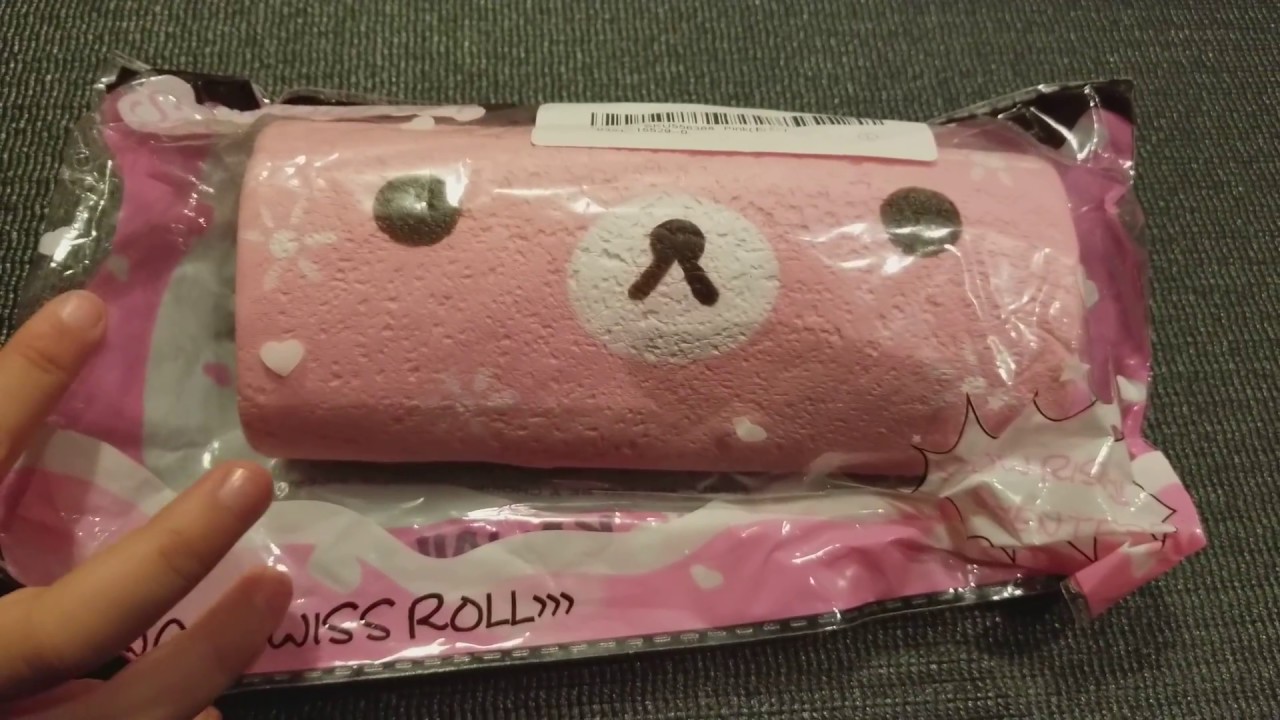 Squishy fun swiss roll squishy - YouTube