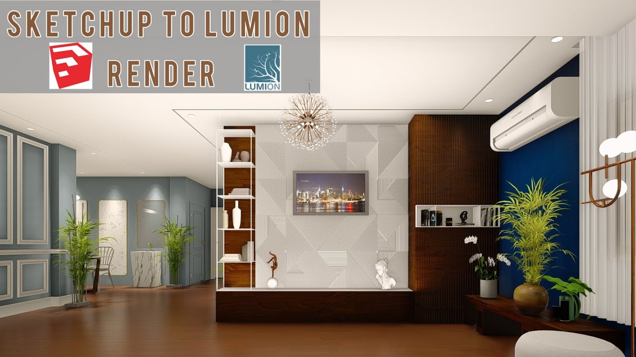 SKETCHUP TO LUMION RENDER | WALK-THROUGH | #interiordesign # ...