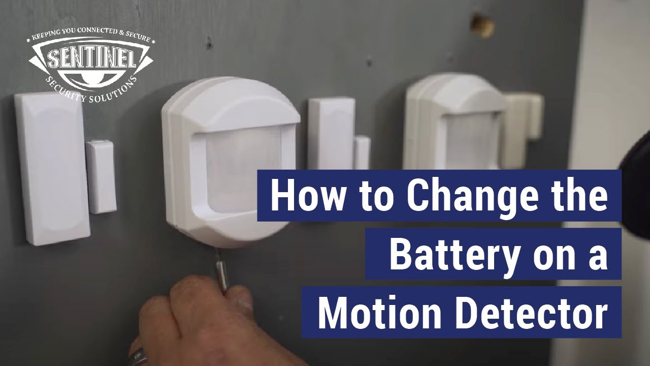 Motion | How to Change a Battery on a Wireless Motion Detector - 2gig ...