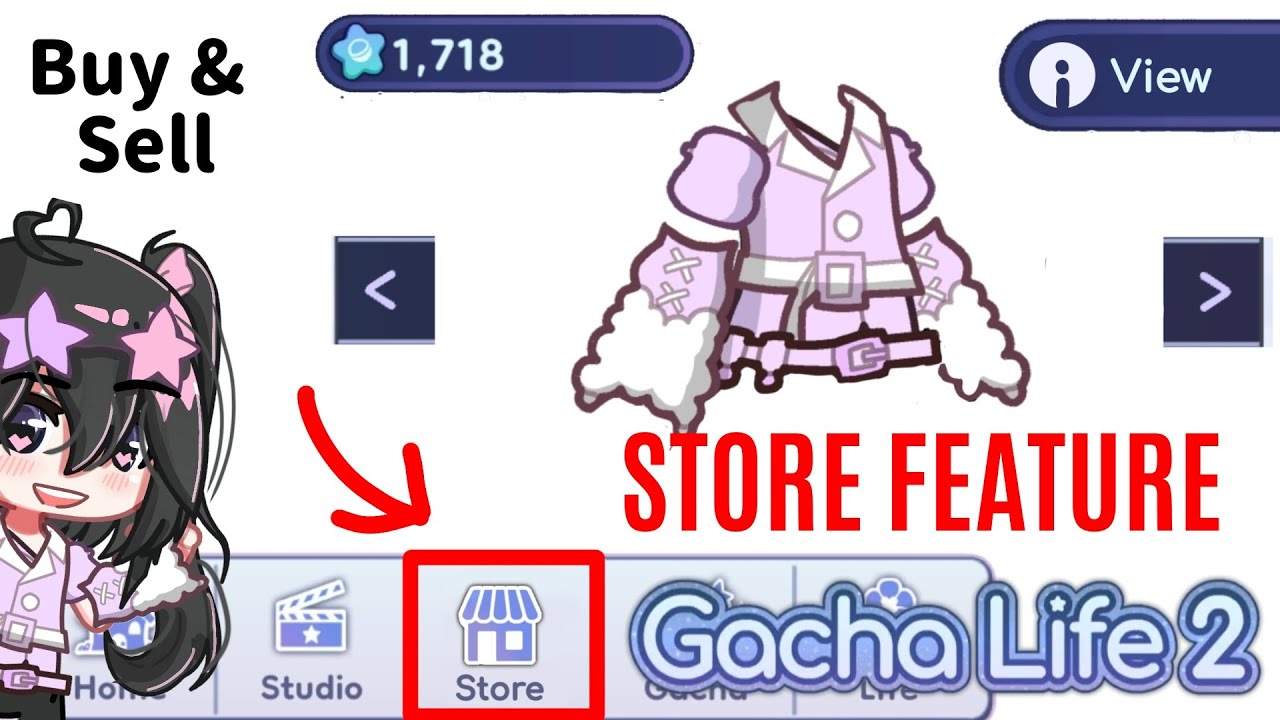 Buy & Sell Assets in the Store Feature of Gacha Life 2 (Concept) - YouTube