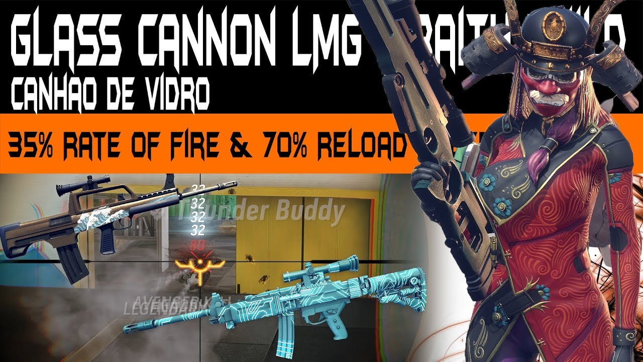 [Ballistic Overkill] Glass Cannon LMG Wraith Build - YouTube
