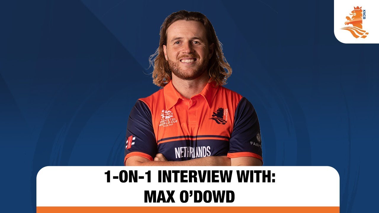 1-on-1 with Max O'Dowd | T20 World Cup - YouTube