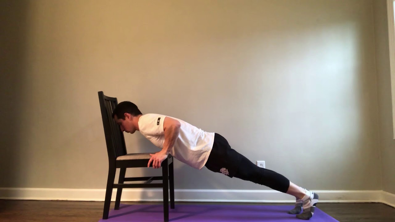 Isometric Hand Elevated Push Up - YouTube