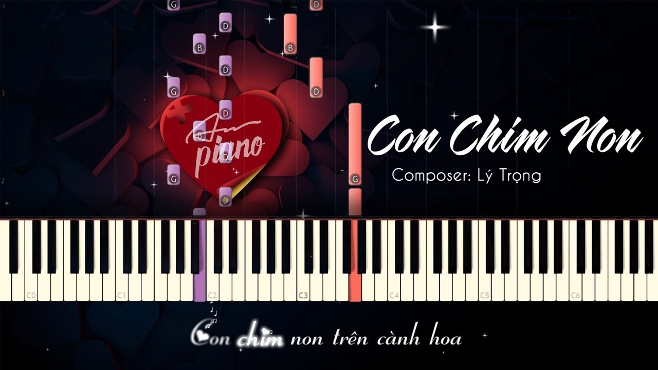 Con Chim Non - Piano Cho Thiếu Nhi - YouTube