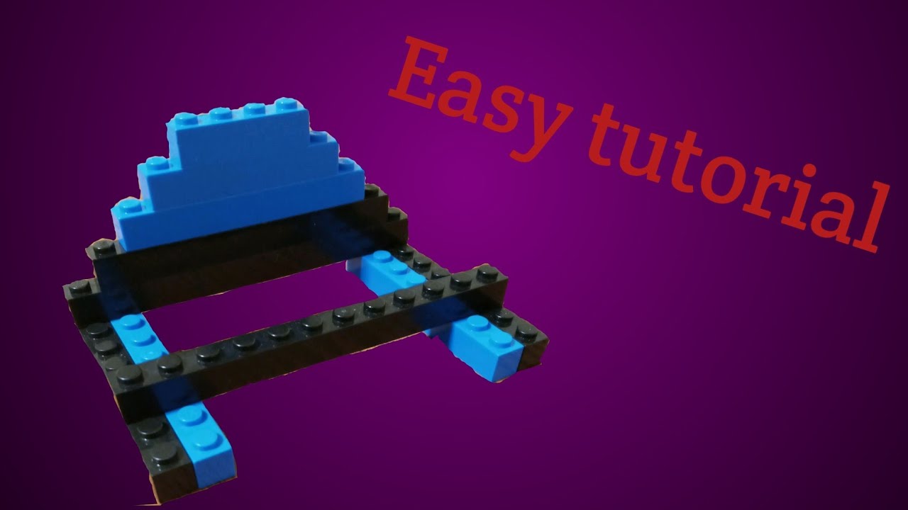 Lego phone stand easy - YouTube