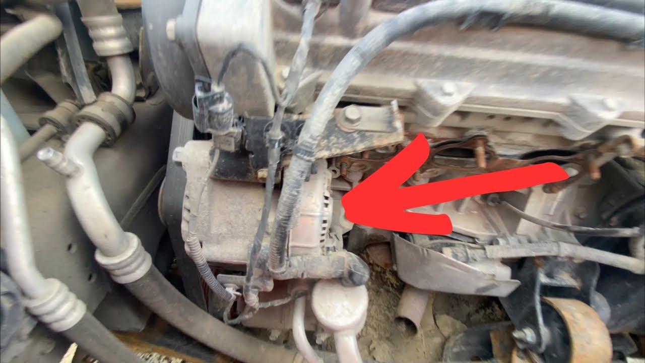 Alternator Kia Rondo 2 7l 2006 2013 Location And Replacement Youtube