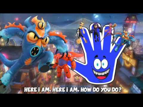 Finger Family | BIG HERO 6 Baymax Animation Daddy Finger Nursery Rhyme ...