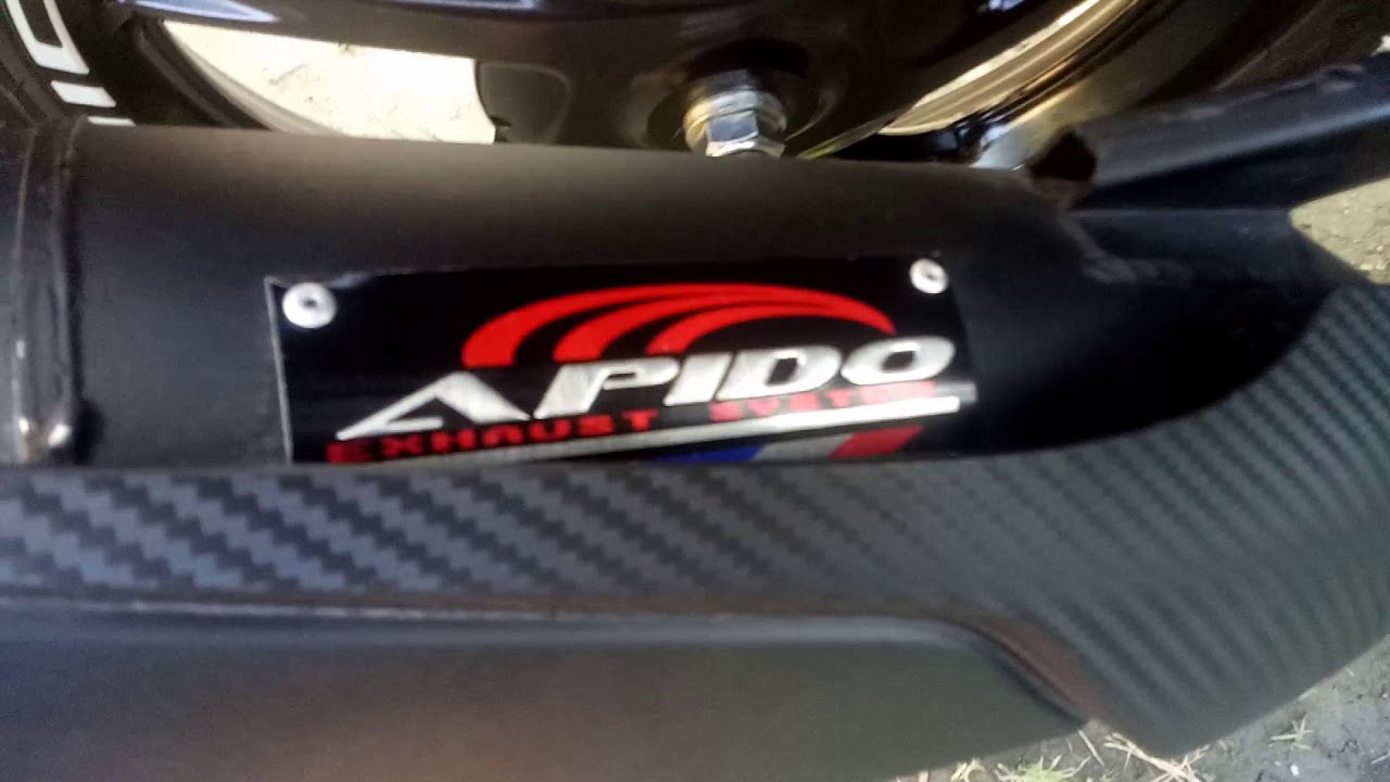 APIDO PIPE V3 MIO I 125!!! - YouTube