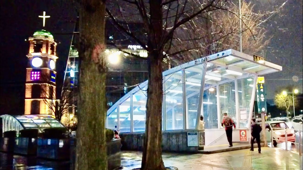 서울 수도권 전철 2호선 - 서울지하철 - 서초역 - Seoul Subway Line 2 - Seocho Station ...