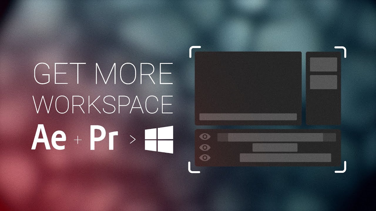 Quick Tips: Get More Workspace In AE & PR - YouTube