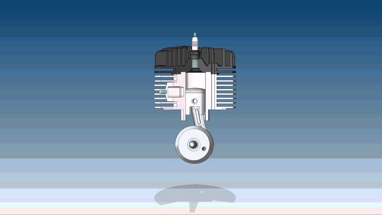 PCR go-kart engine animation - YouTube