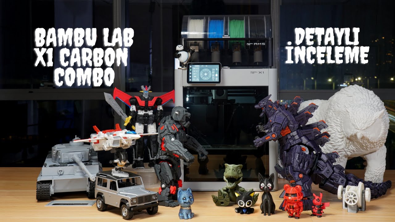 Bambu Lab X1 Carbon Combo 3D Yazıcı: Detaylı İnceleme ve Baskı Testleri ...