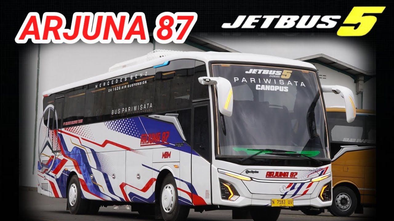 Rilis Unit Baru Bus Arjuna 87 Jetbus 5 HDD Mercedes Benz OH 1626 L Karoseri Adiputro 2025 - YouTube