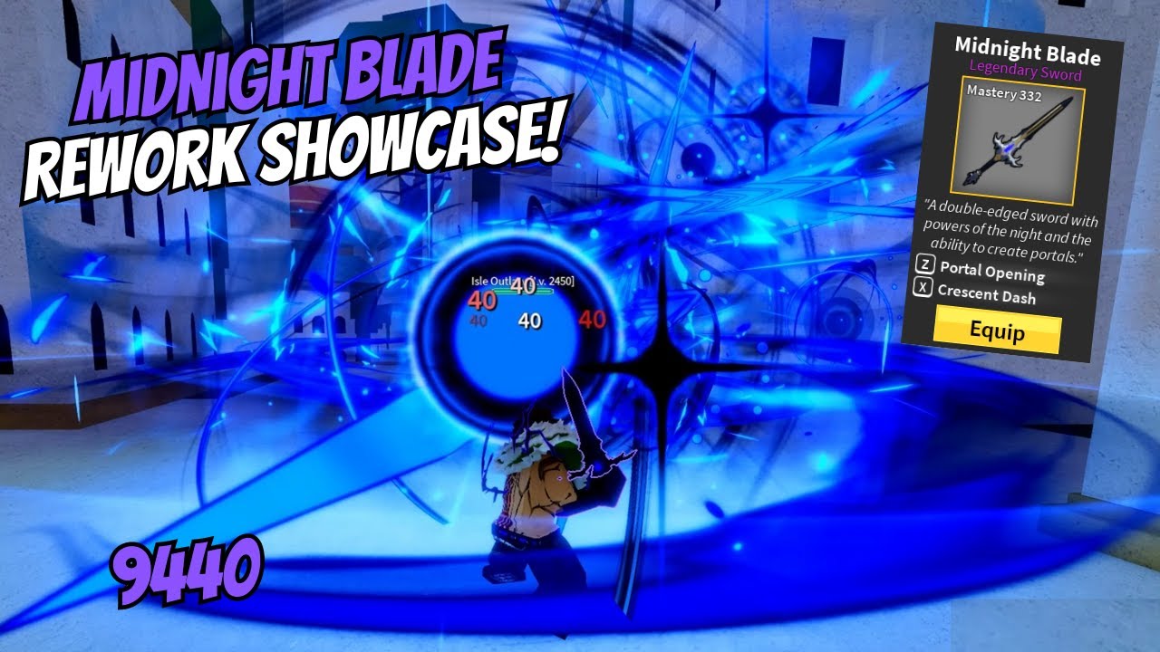 Midnight Blade ShowCase Blox Fruits UPDATE 20 - YouTube