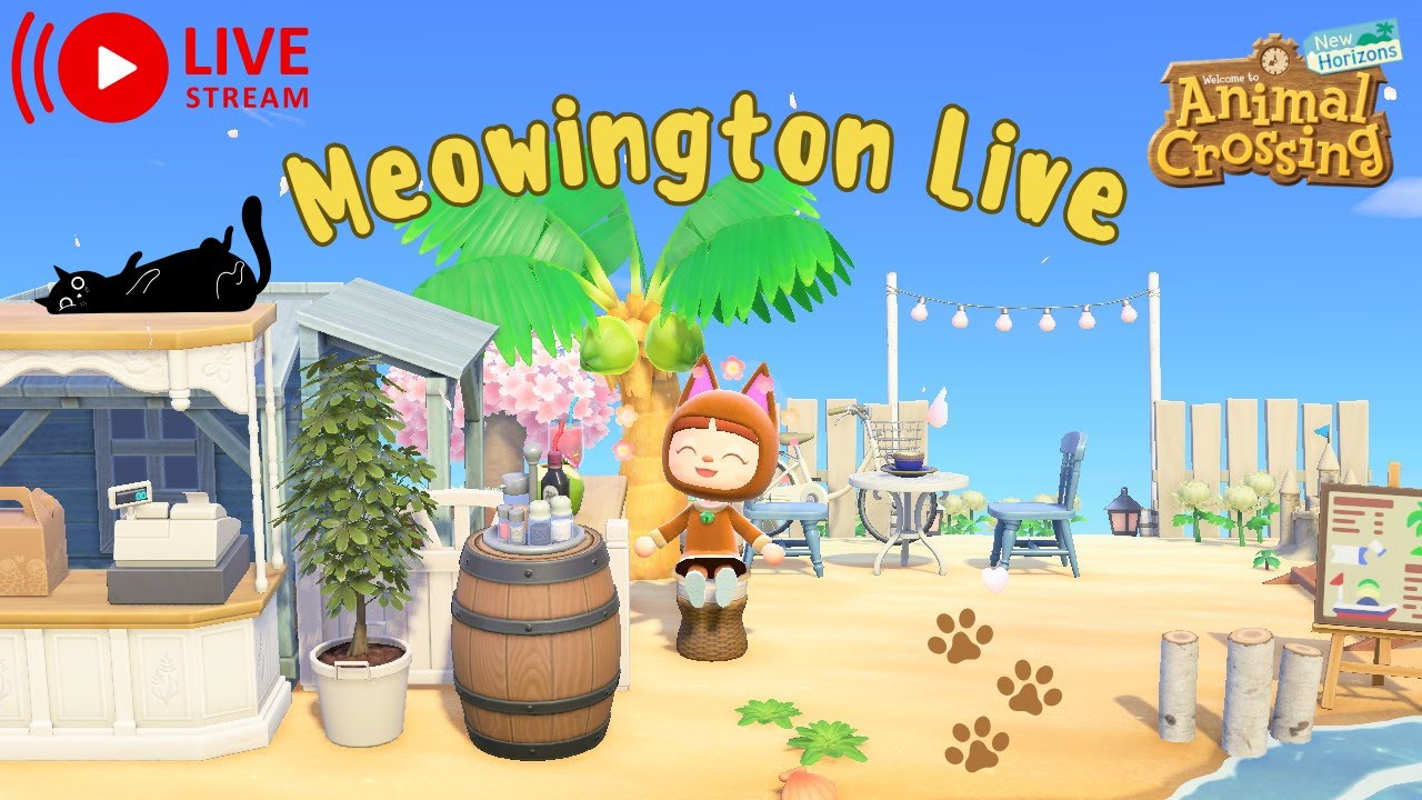 🔴 Meowington Live 🐾 My All Cat Island 🐈‍⬛ | ACNH Livestream 🏝 #shorts ...